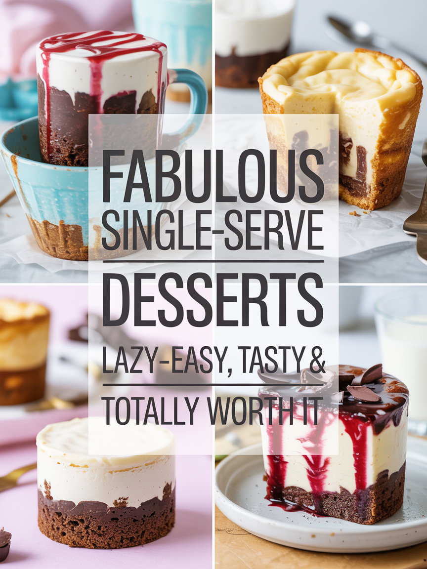 Fabulous Single-Serve Desserts for One - destination for vibrant ...